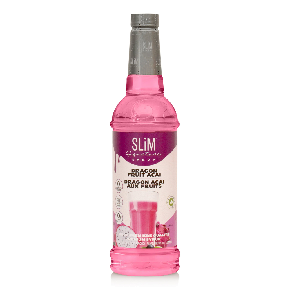 Sugar Free Dragon Fruit Acai Syrup | Slim Syrups Canada