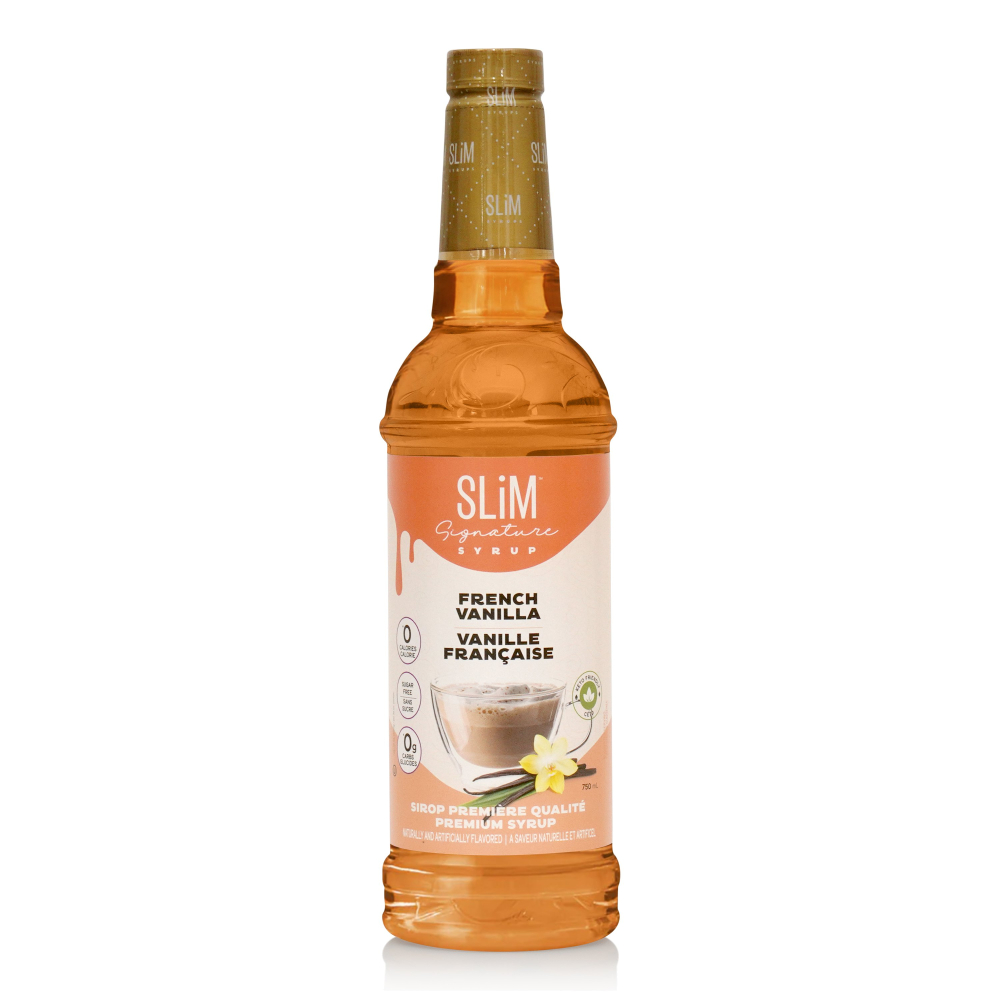 Sugar Free French Vanilla Syrup | Slim Syrups Canada