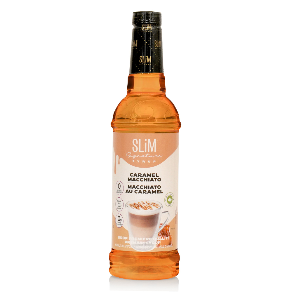 Sugar Free Caramel Macchiato Syrup | Slim Syrups Canada