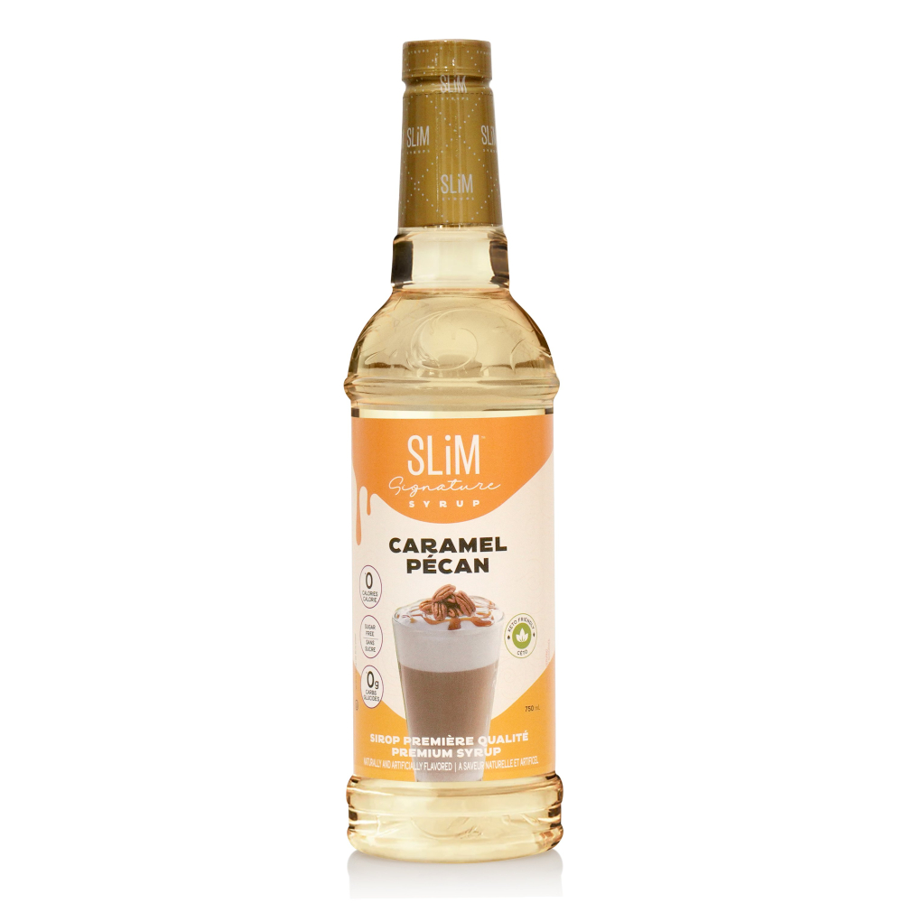 Sugar Free Caramel Pecan Syrup | Slim Syrups Canada