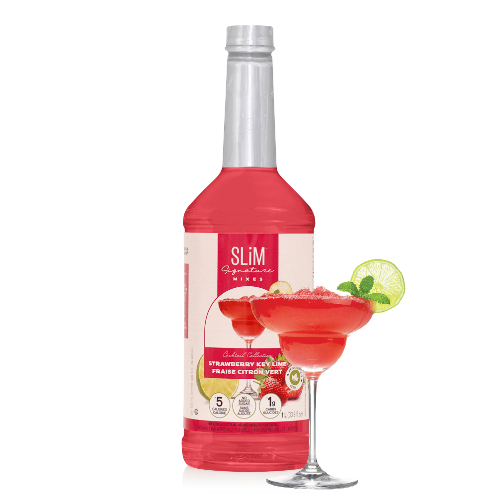 Slim Mixes Strawberry Key Lime Mix | Slim Syrups Canada