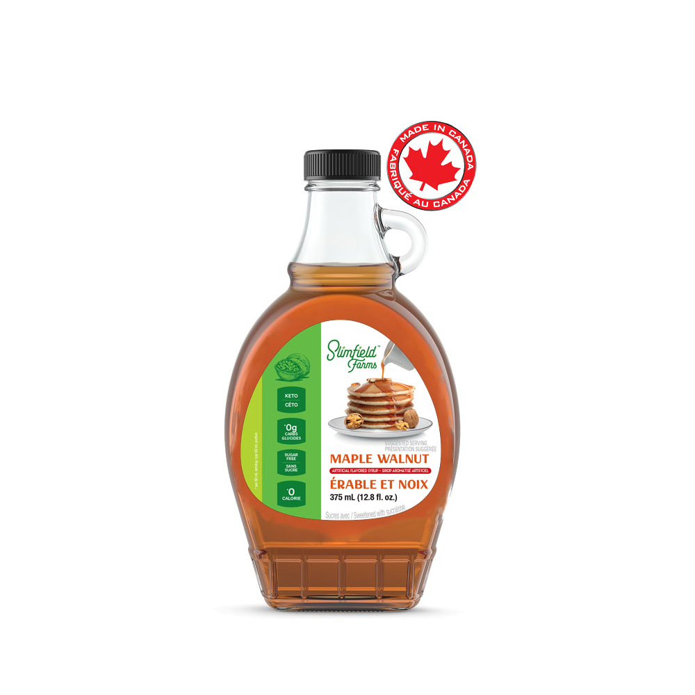 Sugar Free Maple Walnut Pancake Syrup | Slim Syrups Canada