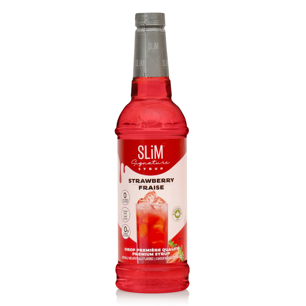 Sugar Free Strawberry Syrup | Slim Syrups Canada