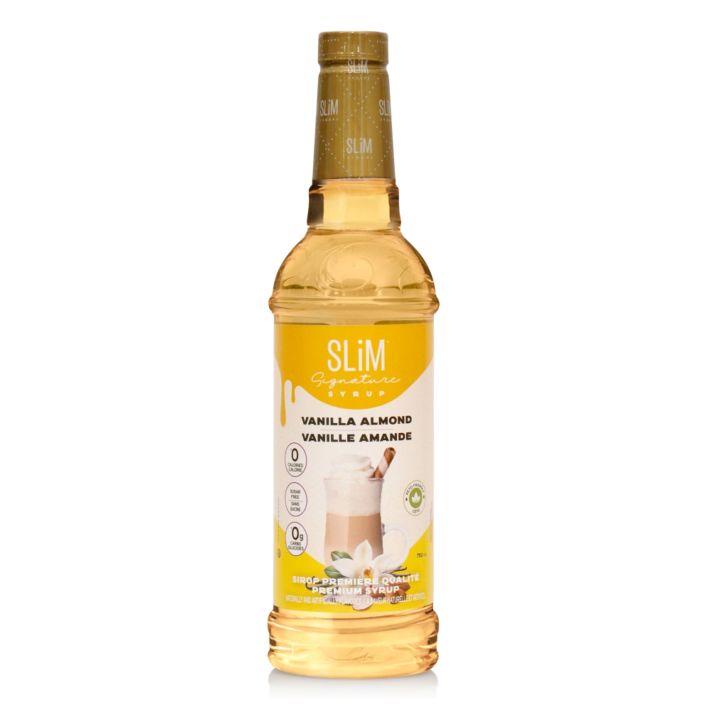 Sugar Free Vanilla Almond Syrup | Slim Syrups Canada