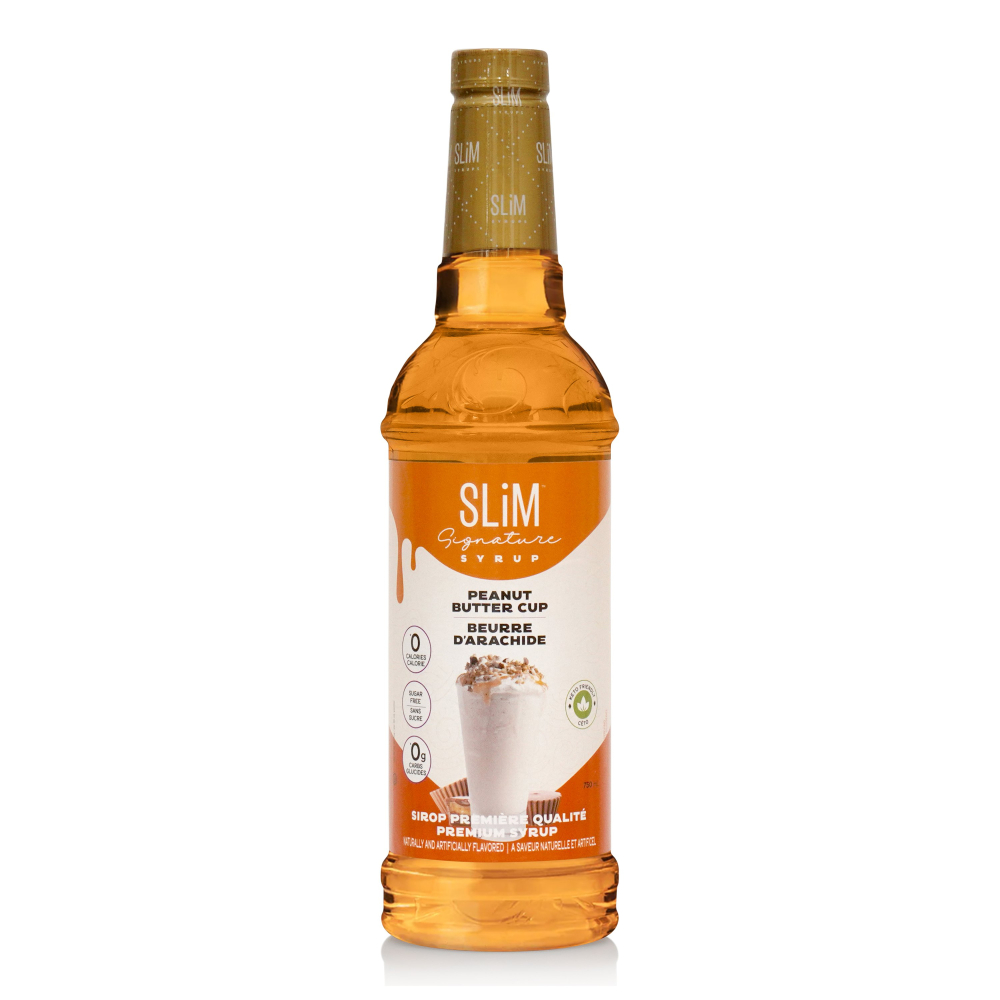 Sugar Free Peanut Butter Cup Syrup | Slim Syrups Canada